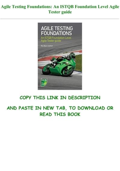 [ebook] Agile Testing Foundations An Istqb Foundation Level Agile Tester Guide Full Acces