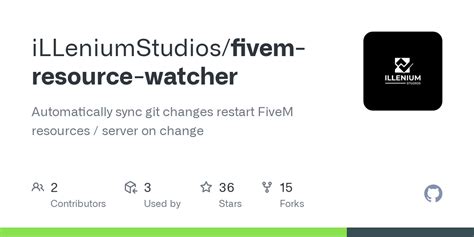 Github Illeniumstudios Fivem Resource Watcher Automatically Sync Git Changes Restart Fivem