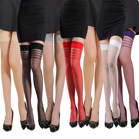 Wholesale Sexy Women Anti Snagging Stockings Hosiery Sheer Candy Colors