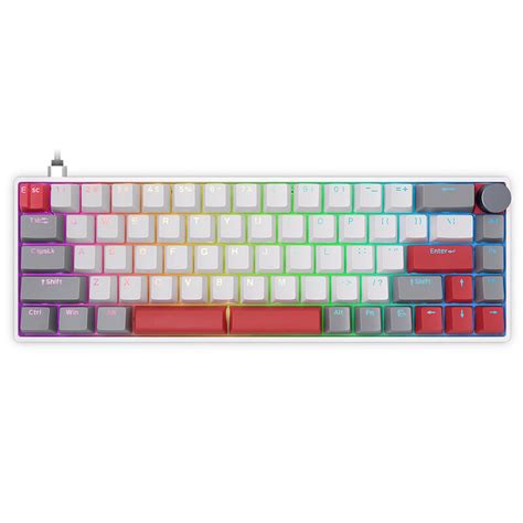 SKYLOONG GK6+ 68 Keys Wired Mechanical Gaming Keyboard Optical Switch ...