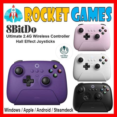 Promo Promo 8bitdo Ultimate 2 4g Wireless Controller Hall Effect Joystick Diskon 50 Di Seller