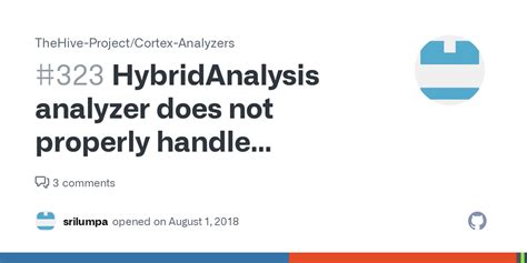 hybridanalysis analyzer does not properly handle filenames on some cases · issue 323 · thehive