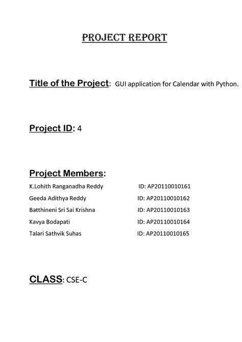 SOLUTION Gui Application For Calendar With Python Project Report Studypool