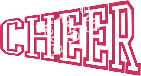 Cheer Cone Graphic Etsy