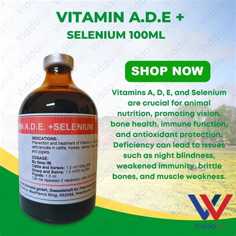 Optimal Health Support Vitamin Ade Selenium 100ml Shopee Malaysia