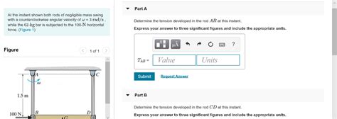 Solved Part C Determine The Angular Acceleration Of The Chegg