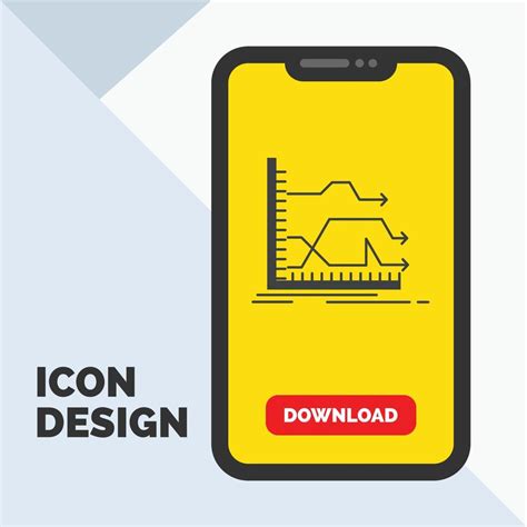 Arrows Forward Graph Market Prediction Glyph Icon In Mobile For Download Page Yellow