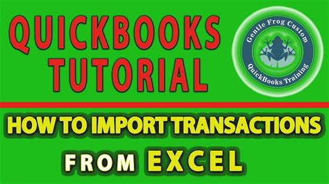 Import Transactions Into Quickbooks Pro From Excel Mahageta
