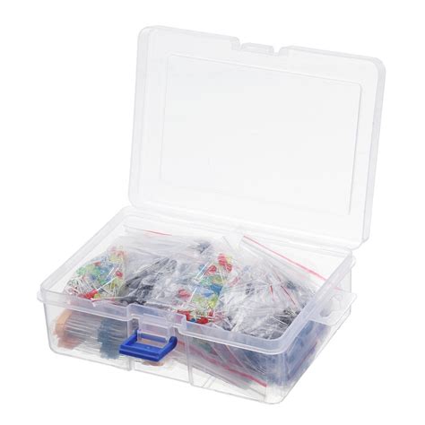 Electrolytic Capacitor Ceramic Kit Resistor Led Diodes Set Transistor Package Diy Assortment