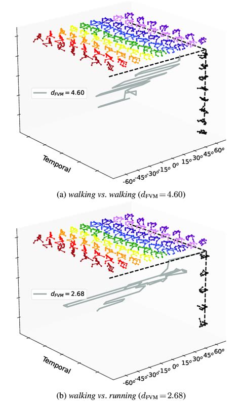 Visualization Of Fvm For Walking Vs Walking Two Different Sequences