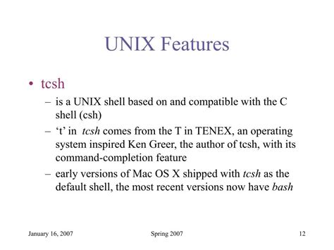 Ppt Unix Lecture 1 Powerpoint Presentation Free Download Id244698