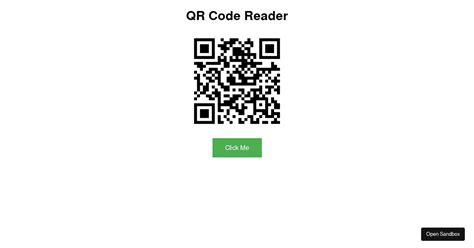 Qr Code Reader Forked Codesandbox Qr Code Reader Forked Codesandbox