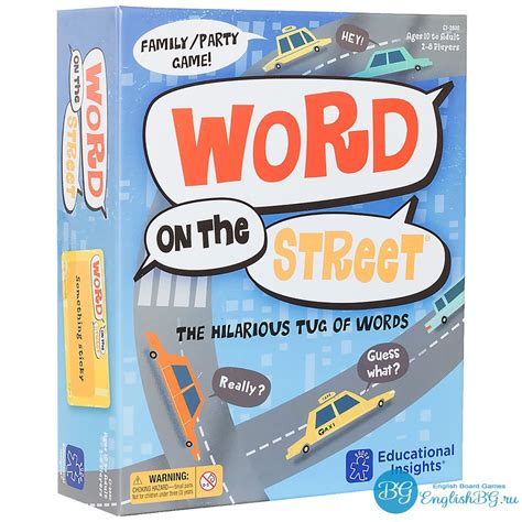 Настольная игра на английском языке Word on the Street - купить с ...