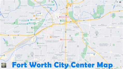 Fort Worth Texas Map United States