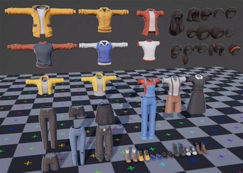 Modular Stylized Character 游戏模型库 5883d