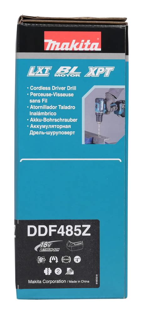 DDF485Z - 18V LXT® Li-ion BL 50Nm fúró-csavarbehajtó Z