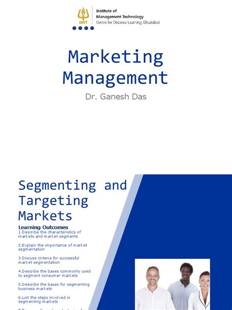 Chapter 6 Marketing Management Pdf Market Segmentation Marketing