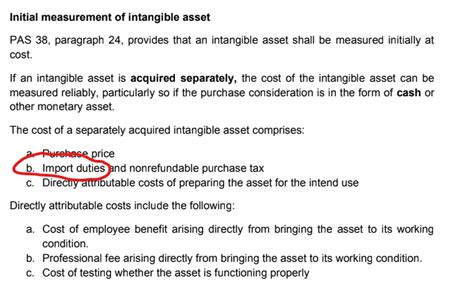 intangible asset pas 38 r accounting