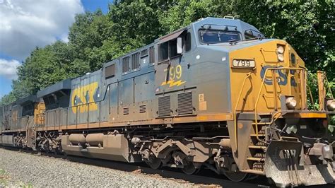 Short CSX M436 powers past CP64 with 799,462, and 5308 as power - YouTube
