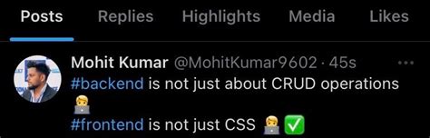 Mohit Kumar On Linkedin Backend Frontend Webdevelopment
