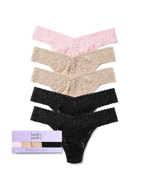 Original Rise Thongs And Womens Lace Lingerie Hanky Panky