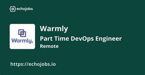 Warmly Is Hiring Part Time Devops Engineer Remote Kubernetes Postgresql Javascript Typescript