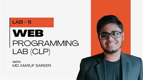 Web Programming Lab 6 Javascript Cse 302 Green University Youtube