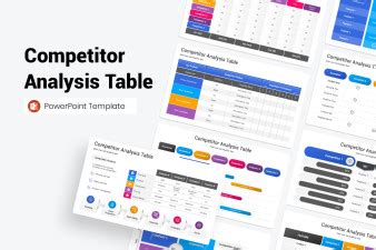 Competitor Analysis Table PowerPoint Template Nulivo Market