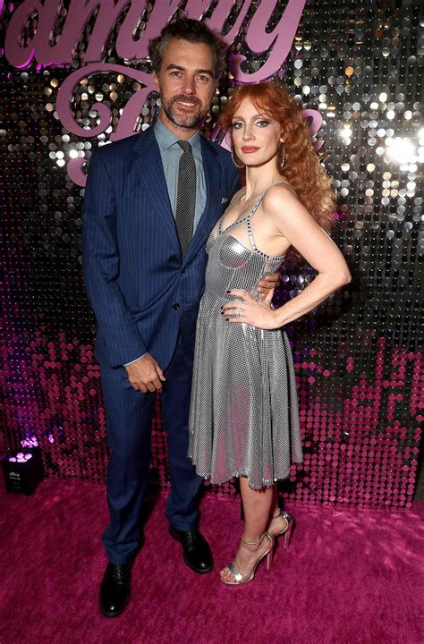 Jessica Chastain And Husband Have Fun Date Night At Tammy Faye Premiere
