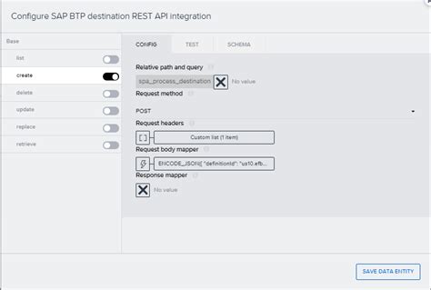 configure sap btp destination rest api integration sap community