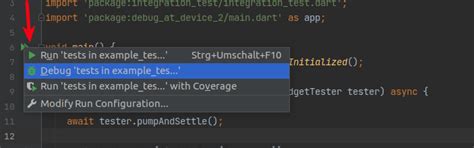 How To Configure Debug Flutter Integration Test On Android Studio Flutter Fixes