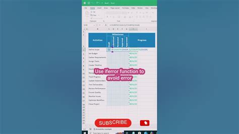Build Project Tracker In Excel Like A Pro Excel Exceltips