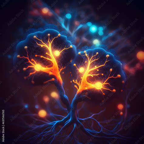 Siamese Twins Ai Neural Networks Innovation Idea Man Neuro Interface