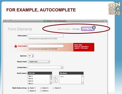 For Example Autocomplete