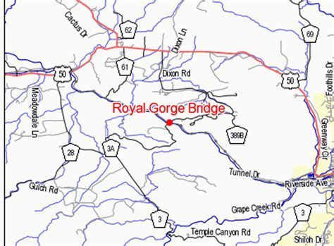 Royal Gorge Colorado Map Royal Gorge Bridge And Park Canon City Co