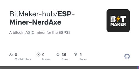 GitHub BitMaker Hub ESP Miner NerdAxe A Bitcoin ASIC Miner For The ESP