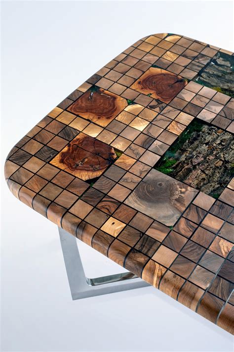 Modern Epoxy Resin Natural Dining Table Custom Wood Table For Sale At