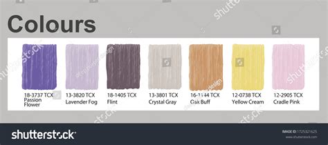 Color Palette Springsummer Hex Cmyk Stock Vector Royalty Free Shutterstock