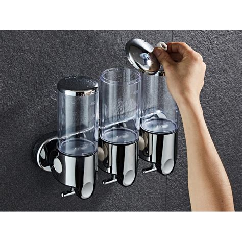 Комплект душ гел шампоан течен сапун балсам или дозатор за баня кухня хотел 3 X 500 мл