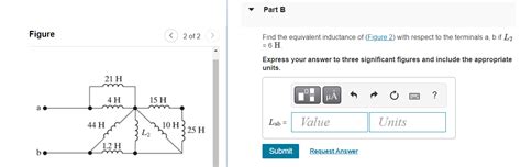 Solved Find the equivalent inductance of (Figure 2) with | Chegg.com