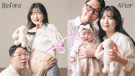 셀프 가족사진 📸 낯가리기 시작한 5개월 아기 벚꽃 구경 🌸 솜이의 성장 근황 이쁨솜 💓 Youtube