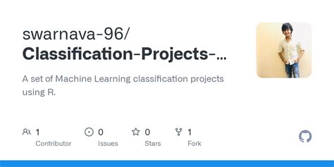 GitHub Swarnava Classification Projects Using Using R A Set Of Machine Learning