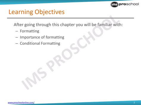 Importance Of Formatting Ppt