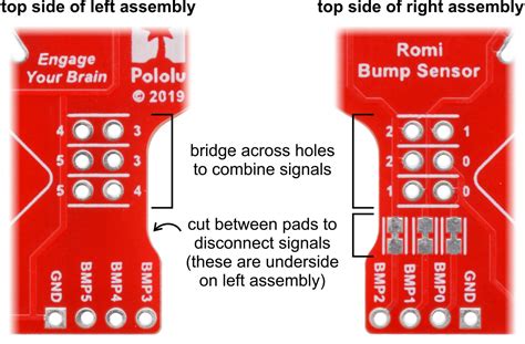 Bumper Switch Kit For Romi Ti Rslk Max Not Soldered Can Be Assembled