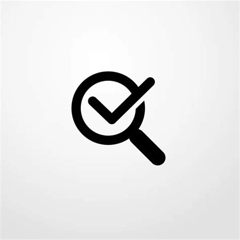 Human hand holding magnifying glass with check mark. Magnifier ...