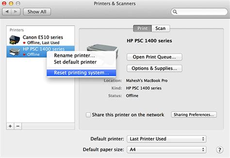 How To Reset Printers On Your Mac Make Tech Easier