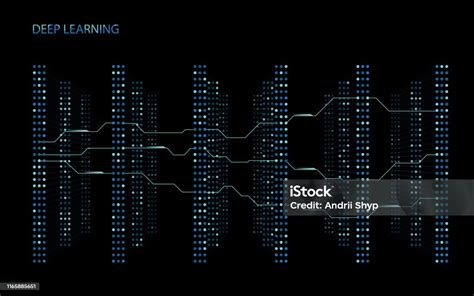 3d Neural Network With Six Layers Stock Illustration Download Image