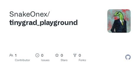 Github Snakeonextinygradplayground