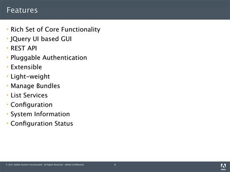 Apache Felix Web Console Ppt