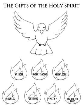 Printable Holy Spirit Craft